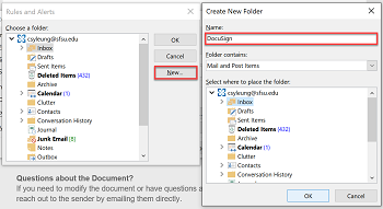 Filter your DocuSign emails into a separate folder | DocuSign @ SF State